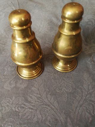 coppia sale/pepe in ottone