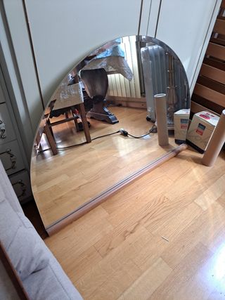 specchiera a semicerchio 