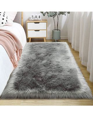 ❤️Tappeto tappeti da camera soggiorno peloso 120 c