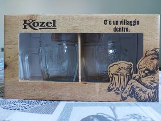 Set 2 Boccali Birra Kozel 0.5 L - NUOVO