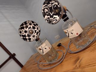 abat jour coppia di lampade 