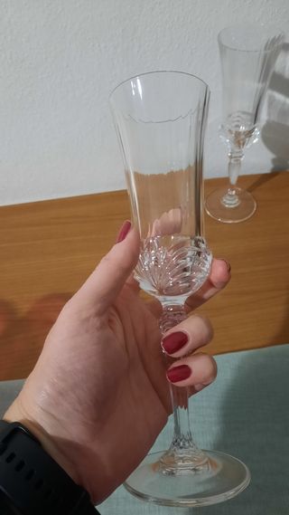 2 flutes cristallo moderno