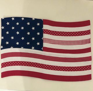 Tovaglietta all'americana con bandiera USA 