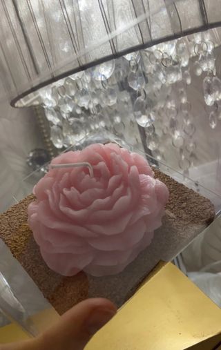 Candela Fiore di loto candela a forma di rosa 