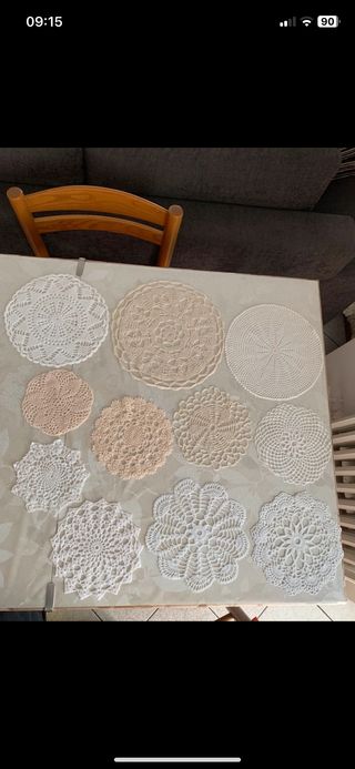 Set centrini uncinetto