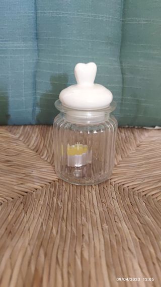 Porta candela con tappo a forma di cuore ❤️