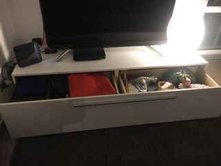 Cassettone Mobile TV bianco 