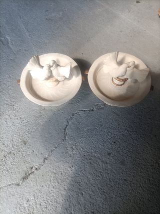 due fontane con colombi di Giuseppe Armani