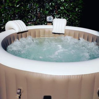 piscina bubble spa intex