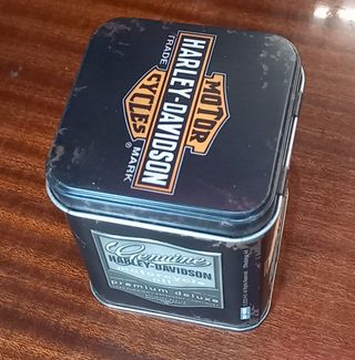 scatola porta tè Harley Davidson