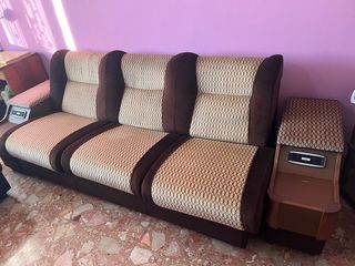 Divano letto con 2 poltrone