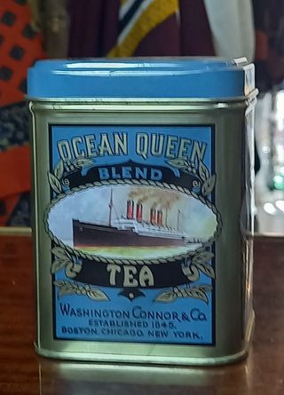 scatola in alluminio porta tè