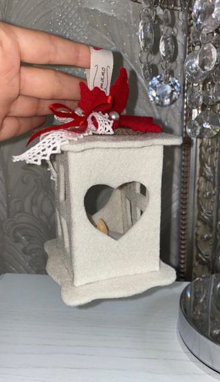 Lanterna romantica Centrotavola Shabby chic 