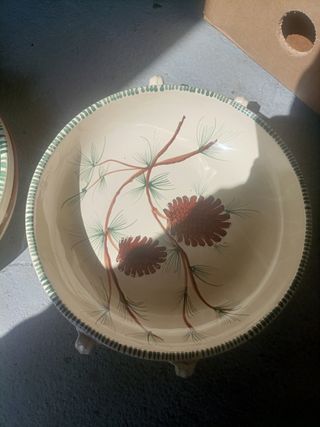 2 piatti/ciotole in ceramica 