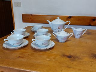 Servizio the vintage in porcellana Durken