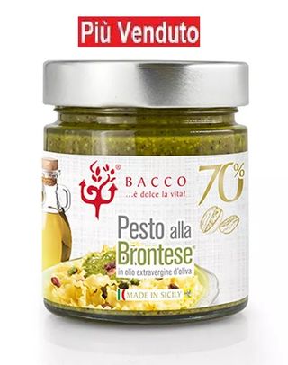Pesto di Pistacchio Brontese 70% gr 190 Siciliano