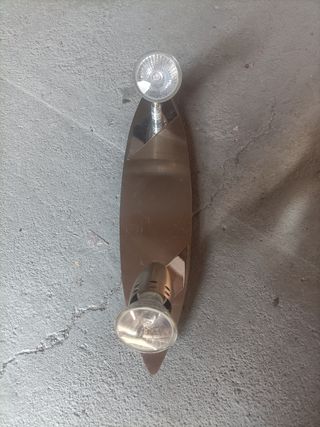 lampadario con due faretti