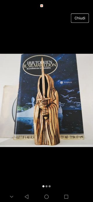 scultura in legno nazgul 5x15x5 