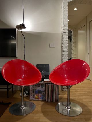 Poltroncine Eros di Kartell by Philippe Starck