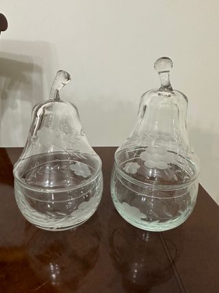 2 portagioie in cristallo
