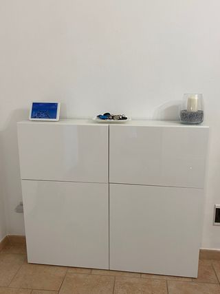 Mobile bianco 120x22x103,5 cm - ritiro acquirente