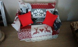 porta fazzoletti divano