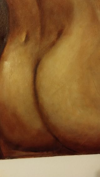 Dipinto olio firmato • "Buona fortuna"