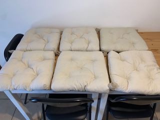6 cuscini sedie ikea 