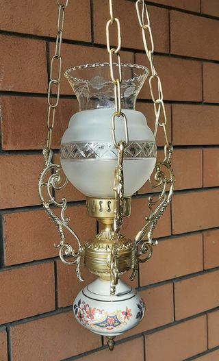 Antico lampadario a sospensione 