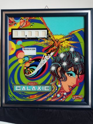 TABELLONE ORIGINALE DEL FLIPPER “GALAXY” 1971