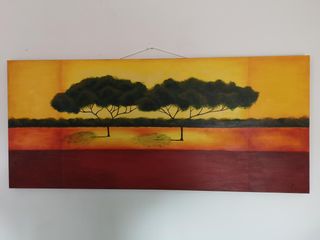 QUADRO ETNICO paesaggio savana