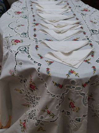 Tovaglia punto croce