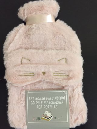 Borsa acqua calda e mascherina per dormire