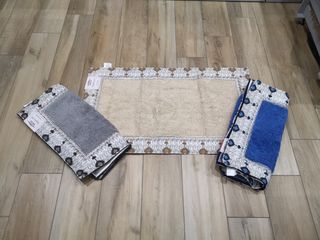 tappeto camera o bagno beige cuori