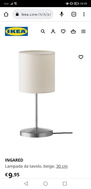 lampada da tavolo ikea