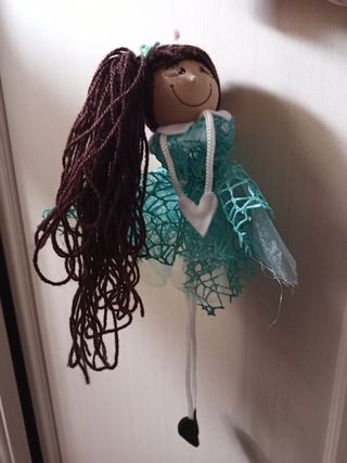 pigottina realizzata a mano fuoriporta decorazione