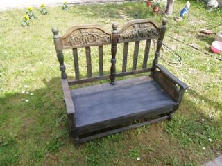 PANCHINA ETNICA IN LEGNO ARREDAMENTO ETNICO 