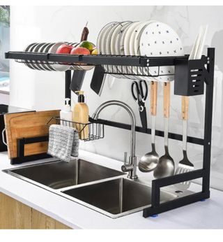 Easy kitchen scolapiatti da appoggio in acciaio in