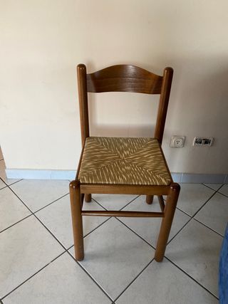 Set 6 sedie in legno massello