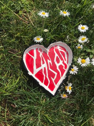 Posacenere handmade La Sad