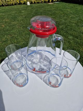 Set Caraffa refrigerata con bicchieri