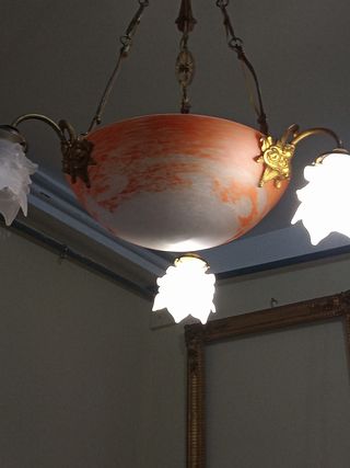 lampadario tre luci degli anni settanta 