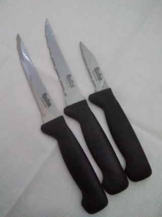 3 coltelli da cucina 