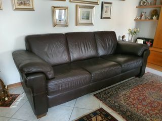 Coppia divani in pelle 