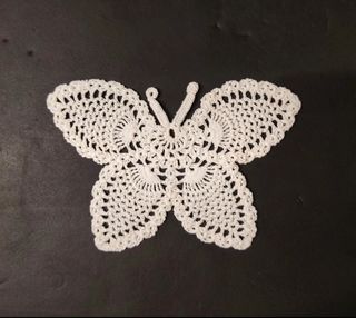 farfalle all'uncinetto 