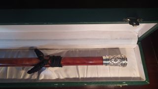 “COLONEL” Baton de Comando Militar em PRATA sólida! em segunda mão ...