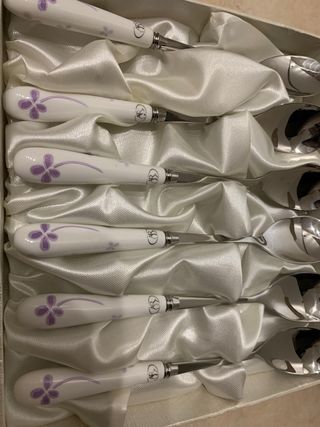 Set 6 cucchiaini in argento 