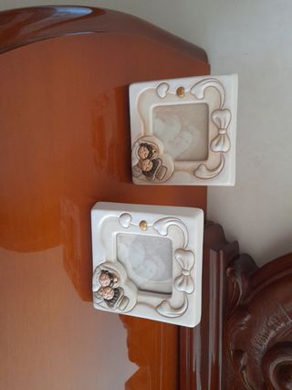 Coppia di cornici sposini Thun