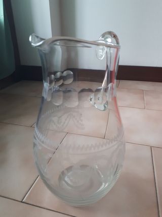 Caraffa vintage anni 70cristallo di Boemia.  Nuova