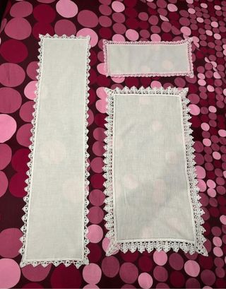 Centrini cotone fatti a mano